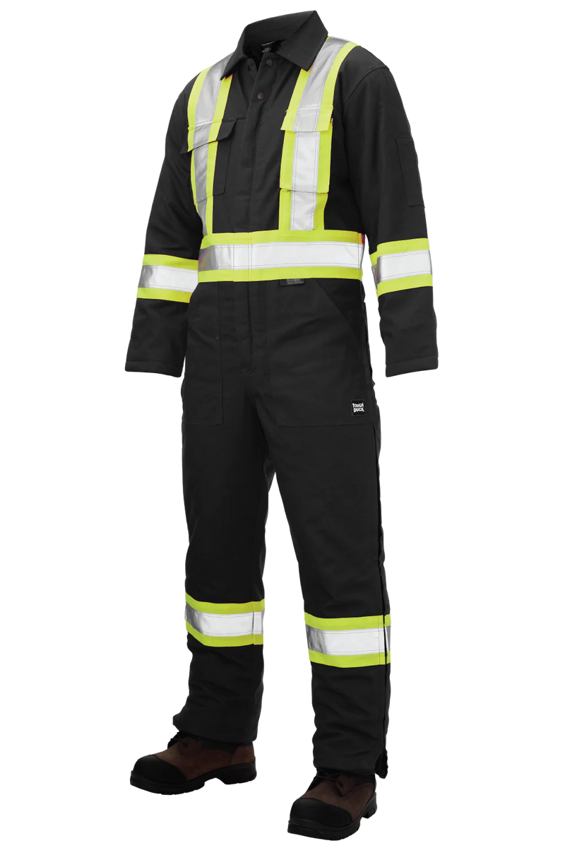 Duck Insulated Safety Coverall- Black – Edmonton Workwear