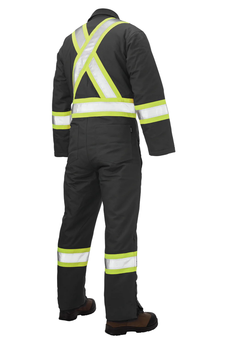 Duck Insulated Safety Coverall- Black – Edmonton Workwear
