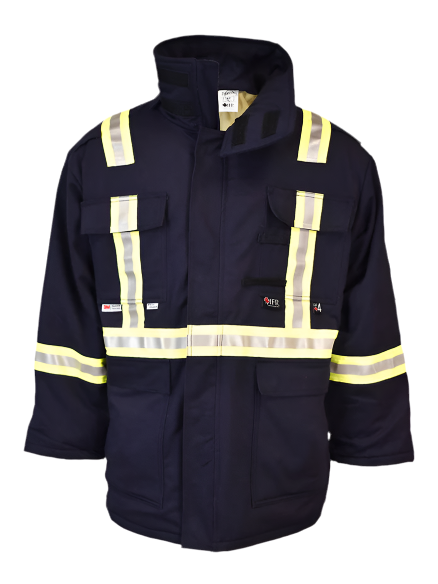UltraSoft® 9 oz Insulated Parka By IFR Workwear Style 215 - Navy ...