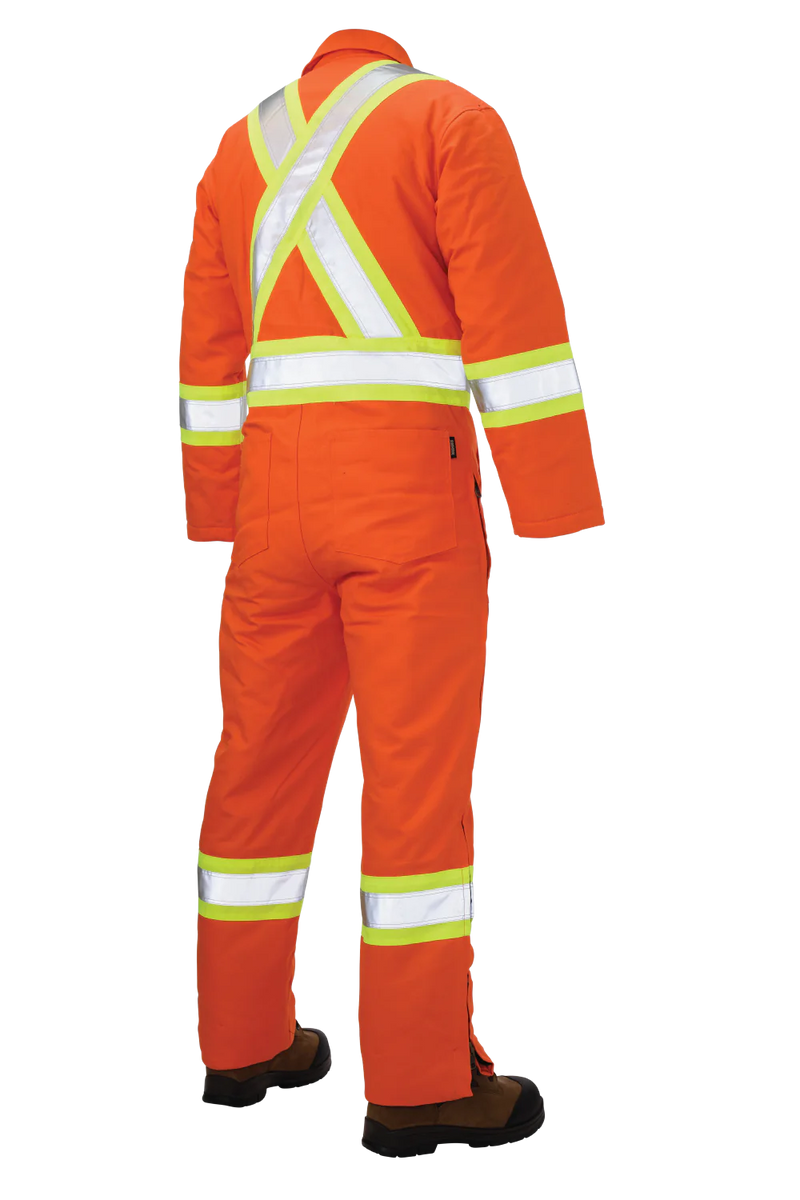 Duck Insulated Safety Coverall- Orange – Edmonton Workwear