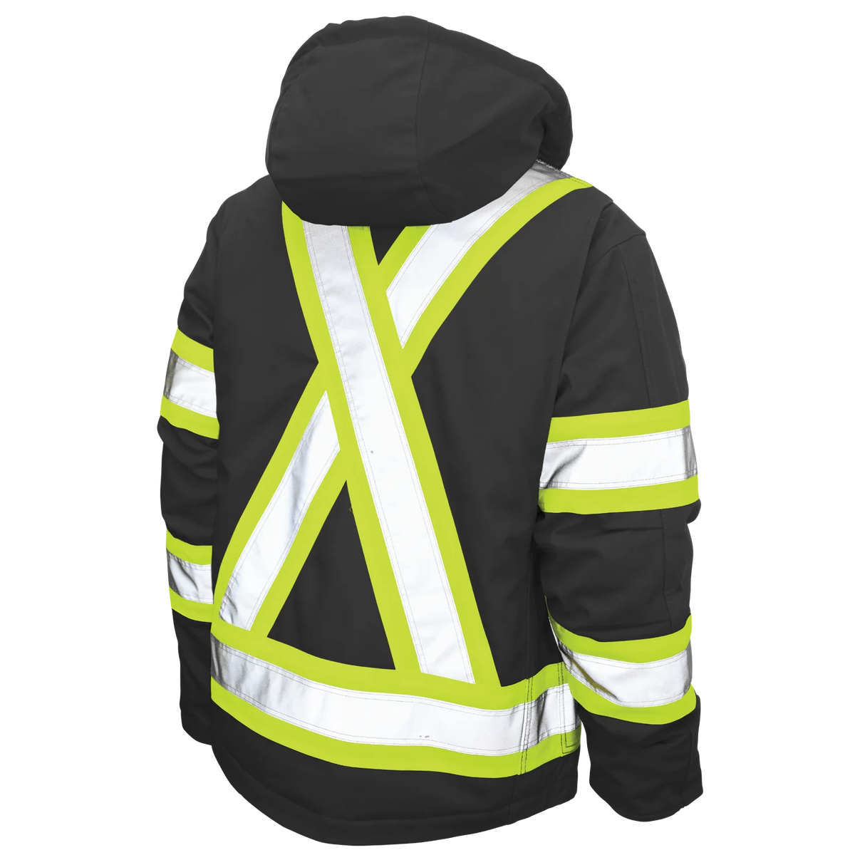 Duck Safety Jacket- Black – Edmonton Workwear